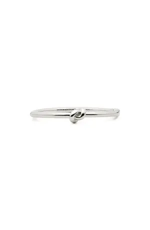 Kate Spade New York Sailor's Knot Hinged Bangle Bracelet - Silver