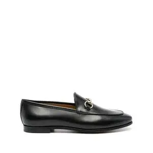 Gucci Calf Leather Horsebit Loafers - Black