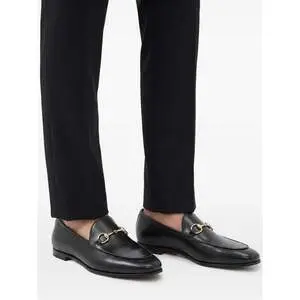 Gucci Calf Leather Horsebit Loafers - Black