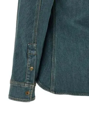 Burberry Dakota Denim Shirt With Contrast Stitching