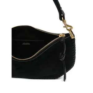 Isabel Marant Étoile Suede Shoulder Bag With Gold-tone Hardware