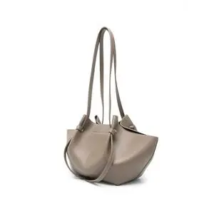 Yuzefi Tote Bag With Knot Detail - Brown