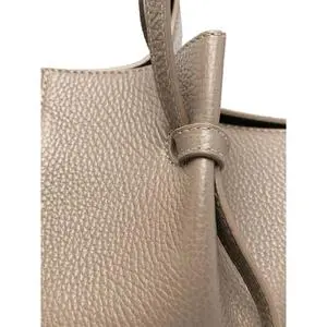 Yuzefi Tote Bag With Knot Detail - Brown