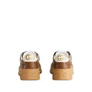 Gucci Gg Supreme Canvas And Leather Trainers