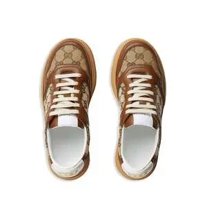 Gucci Gg Supreme Canvas And Leather Trainers