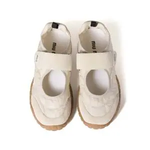 Miu Miu Neutrals Ballet Flats