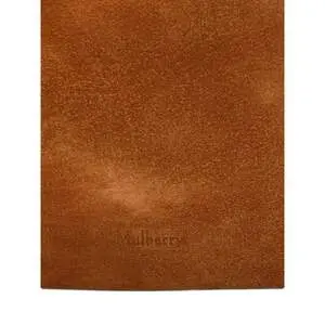 Mulberry Suede Shoulder Bag With Gold-tone Hardware