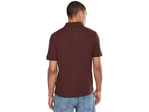 Vince Drop Needle Stripe Short Sleeve Polo Clothing Deep Satin
