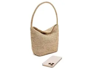 Madewell Raffia Handwoven Shoulder Bag Shoulder Handbags Natural