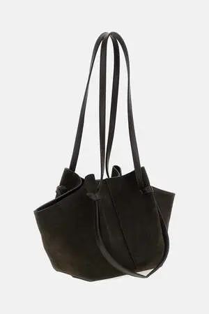 Yuzefi Mochi Suede Handbag - Marrone