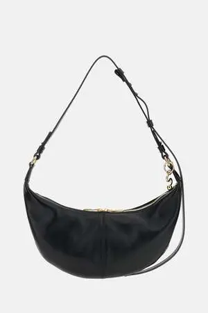 Sportmax Nappa Leather Hobo Bag - Black
