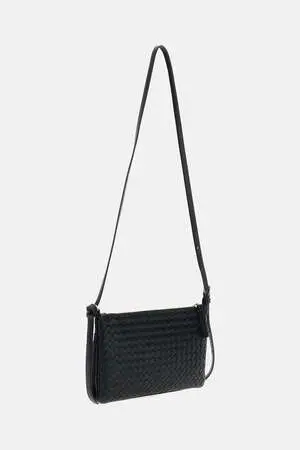 Bottega Veneta Mini Gemelli Crossbody Bag - Nero