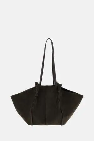 Yuzefi Mochi Large Suede Shopper Bag - Marrone