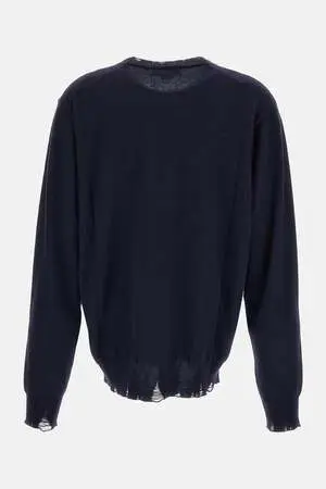 Stella McCartney Navy Merino Wool Sweater - Blu