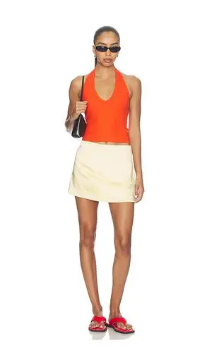 Eterne Cropped Halter Top