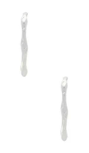 Ettika Classical Wave Hoop Earrings