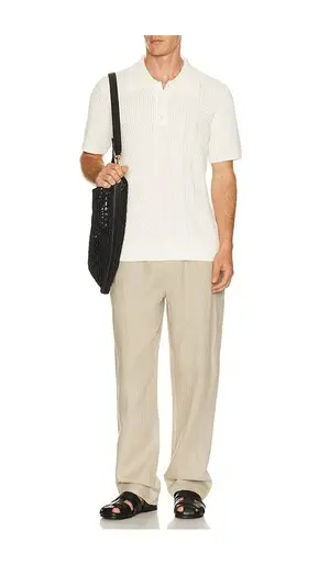CHE Santino Textured Polo In . Also