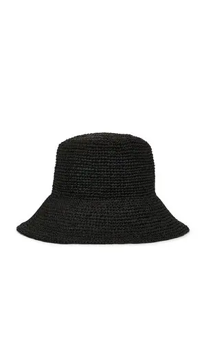 ANINE BING Raffia Bucket Hat