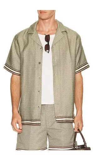 CHE Lucena Printed Shirt In . Also - Brown