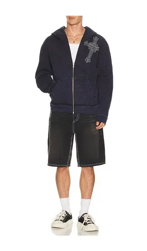 AFFLICTION Seeker Long Sleeve Zip Hoodie