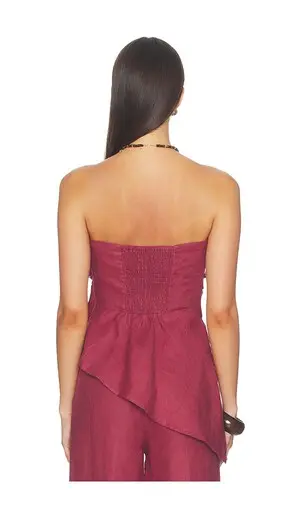 Faithfull The Brand Nera Top - Burgandy