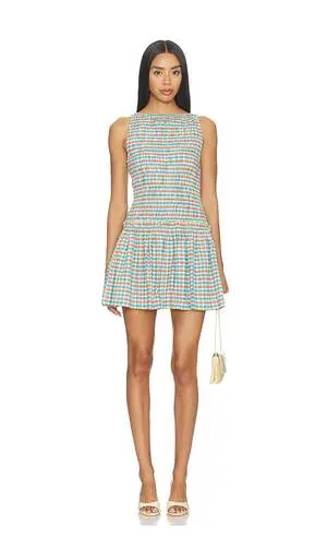 Faithfull The Brand Gala Mini Dress - Blue