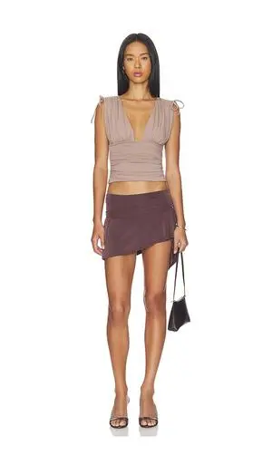 TIGER MIST Halona Top With Tie Details