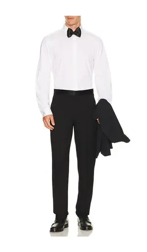 Theory Mayer Tuxedo Pant In Stretch Wool In . Also