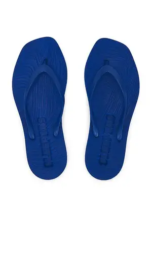 VELOUR Tapered Flip Flop - Blue