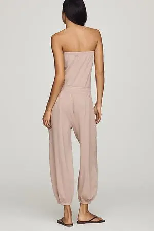 DAILY PRACTICE Strapless Jumpsuit - Bark