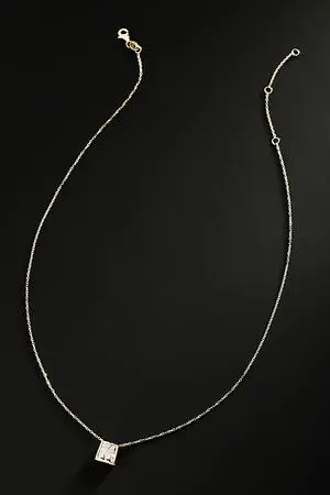 ORIANNE Lb Grown Dimond Itil Bezel Necklce M