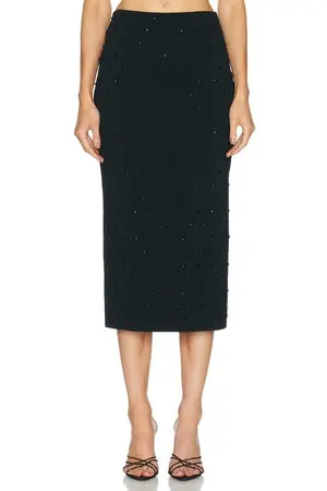 Carolina Herrera Midi Pencil Skirt - Black
