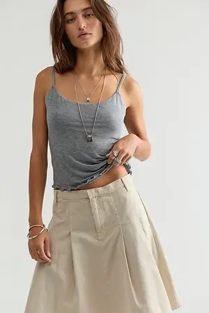 Free People Soft Company Cami Intimately - Medium Heather Grey