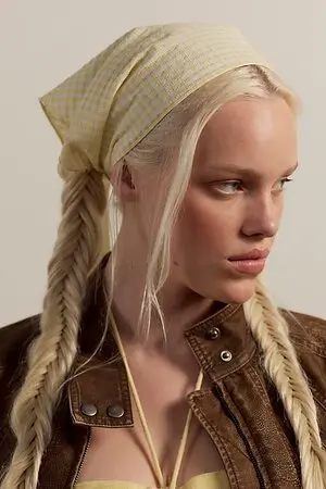 Free People Soren Hair Scarf - Yellow