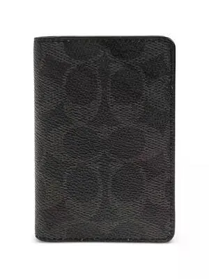 COACH Signature Cardholder - Black