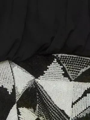 Fendi Sequined Geometric Print Mini Dress