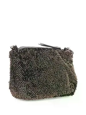 GIANNI CHIARINI Nora Pouch Sequin-embellished Clutch Bag