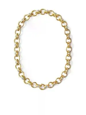 Shihara 18kt Yellow Diamond Chain-link Bracelet - Gold