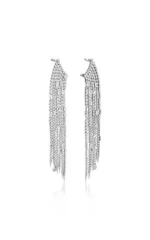 Rabanne Party Drop Earrings Silver
