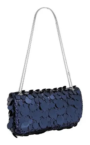 Rabanne Sparkle Large Baguette Bag