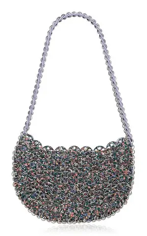 Rabanne 1969 Moon Flip Bag - Silver