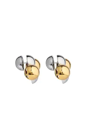 Rabanne Two Toned Earrings