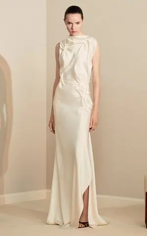 Victoria Beckham Pinch-detailed Gown
