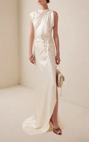 Victoria Beckham Pinch-detailed Gown