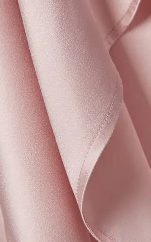 Victoria Beckham Asymmetric Draped Midi Dress - Light Pink