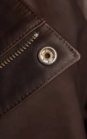 Victoria Beckham Belted Leather Jacket