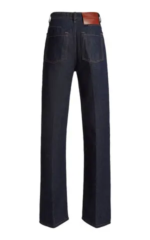 Victoria Beckham Berenice Mid-rise Straight-leg Jeans - Medium Wash