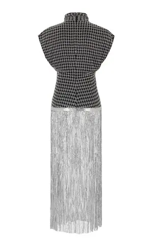 Rabanne Embellished Fringe Top