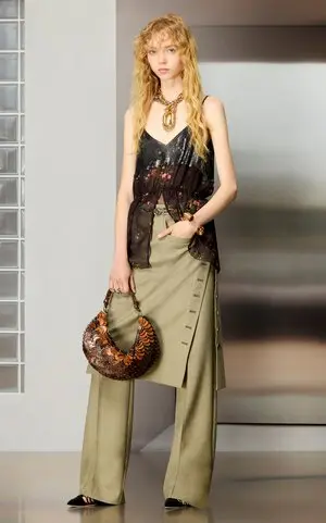 Rabanne Paco Python Hobo