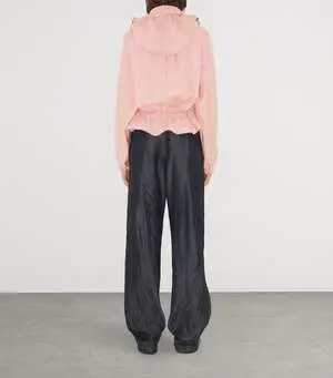 Burberry Gabardine Cropped Trench Coat